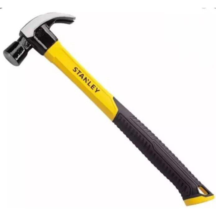 STANLEY 27MM HEAVY DUTY FIBRE HANDLE CLAW HAMMER | Shopee Malaysia