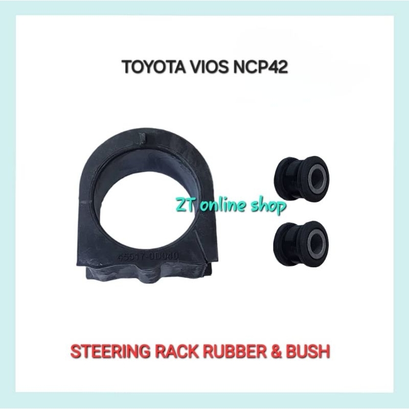 TOYOTA VIOS NCP42 STEERING RACK RUBBER & BUSH | Shopee Malaysia