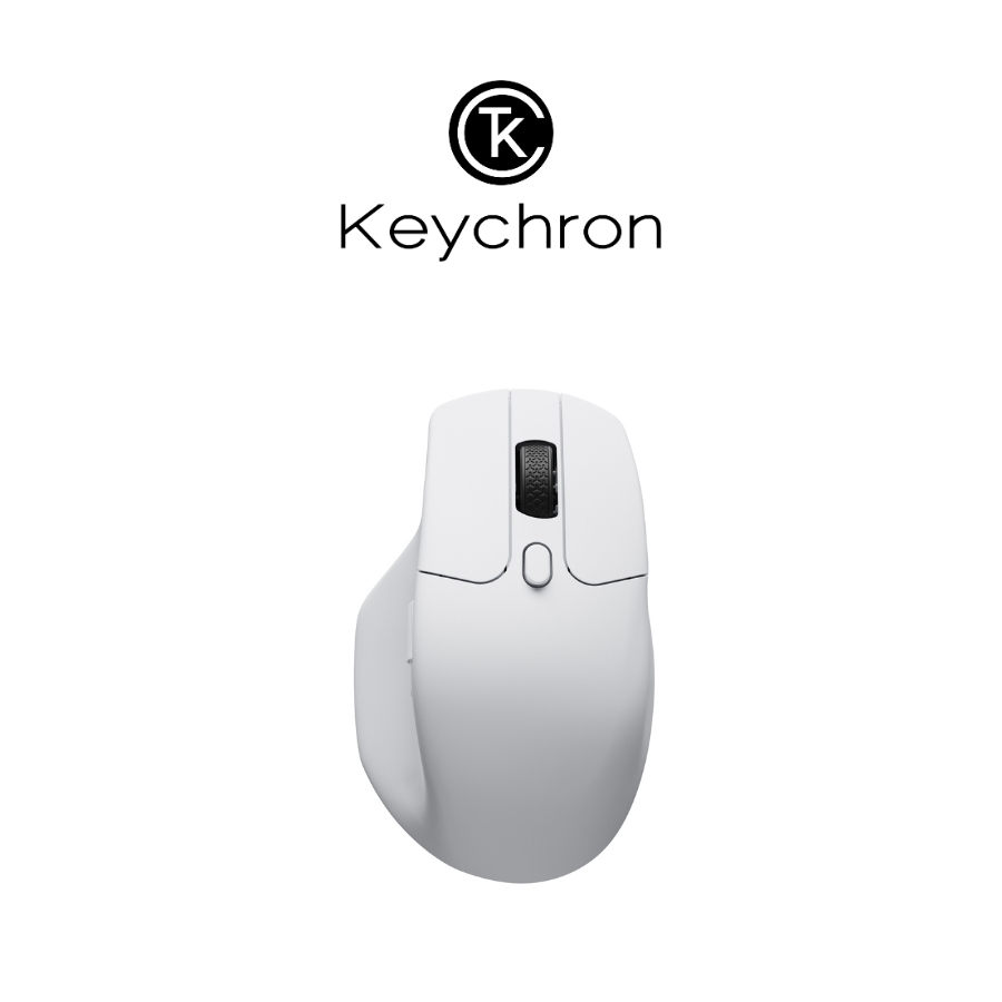 Keychron M6 Wireless Mouse (White) | Shopee Malaysia