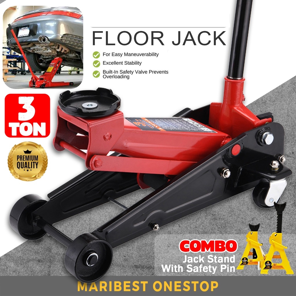 3 Ton Floor Jack Hydraulic Jack Kereta Jek Jet Kereta Car Jack ...