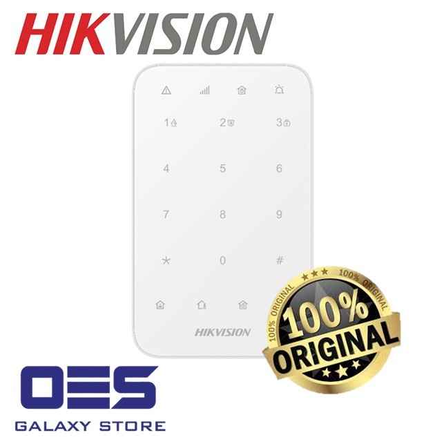HIKVISION DS-PK1-E-WB AX Pro Wireless Keypad Can Connect To AX PRO For ...