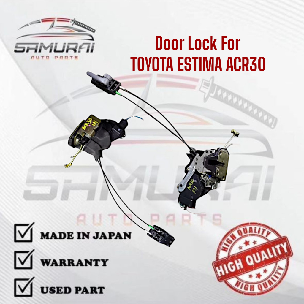 TOYOTA ESTIMA ACR30 Door Lock Used Original | Shopee Malaysia