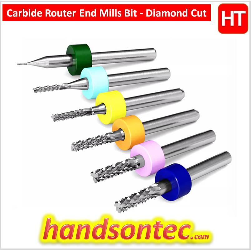 Carbide Router End Mills Bit - Diamond Cut | Shopee Malaysia