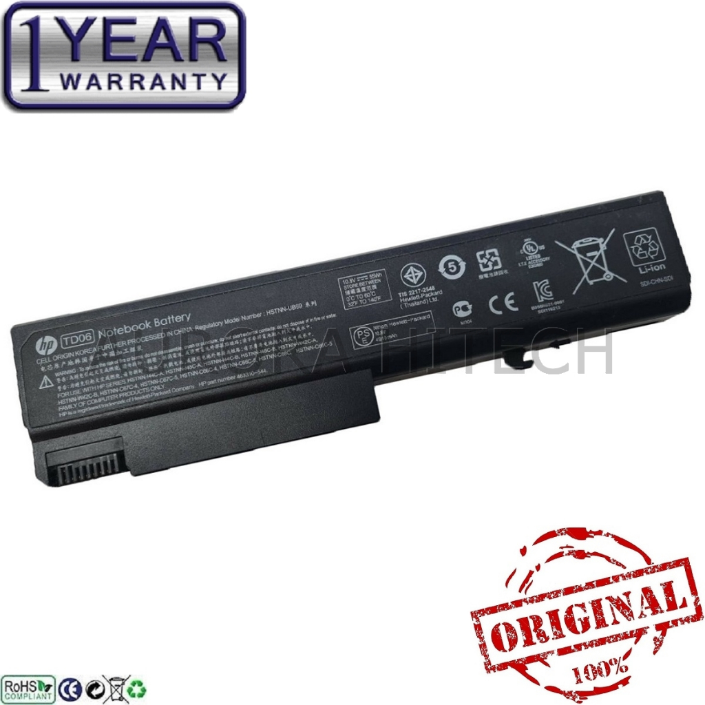 Original HP EliteBook 6930p 8440p 8440w HSTNN-144C-A HSTNN-CB69 484786 ...