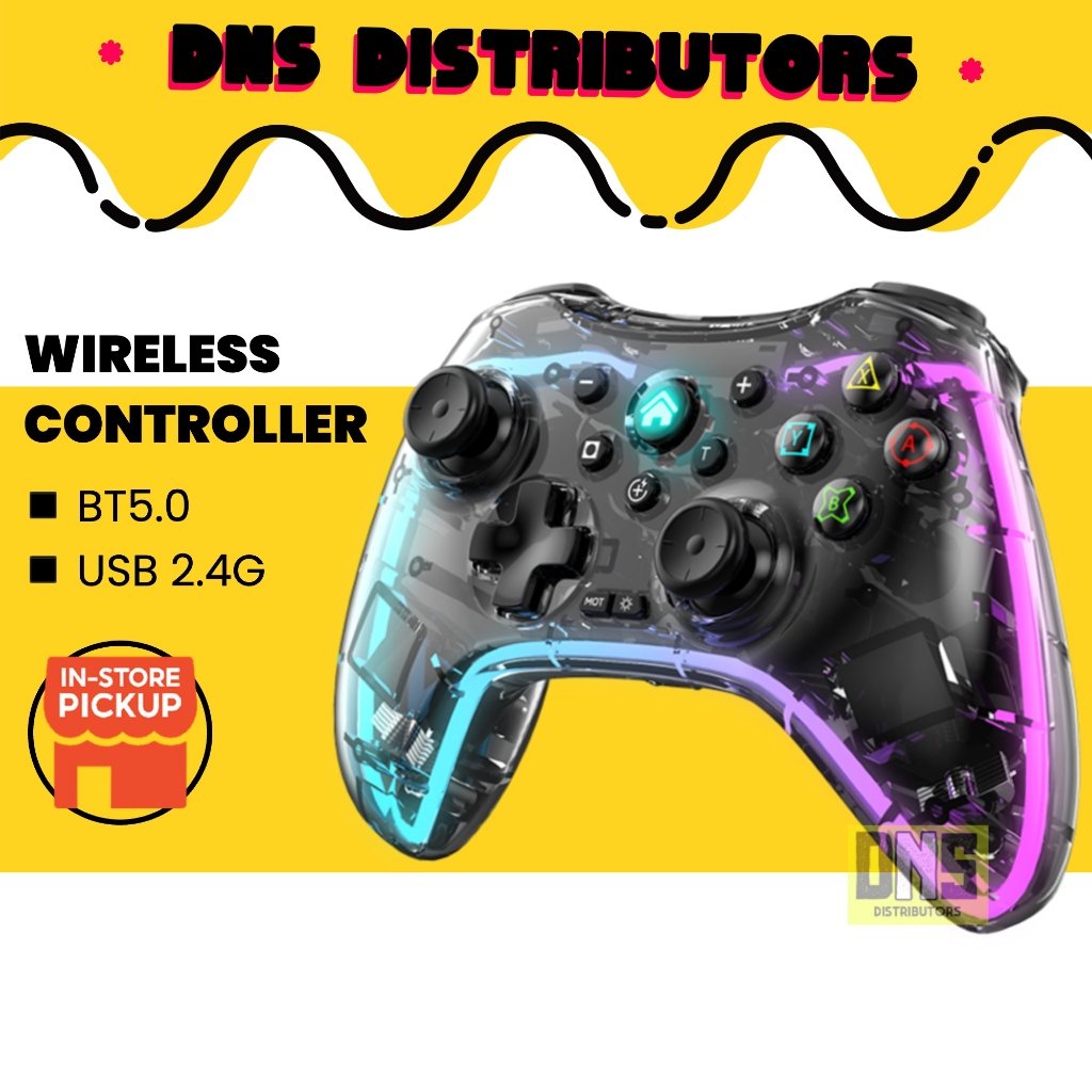 S03 Wireless Gaming Controller Bluetooth + USB 2.4G Support Android I0S ...