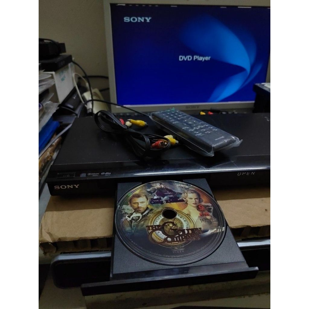 *USED* Sony DVP-NS518P DVD VCD CD Player with Remote Control & AV Cable | Shopee Malaysia