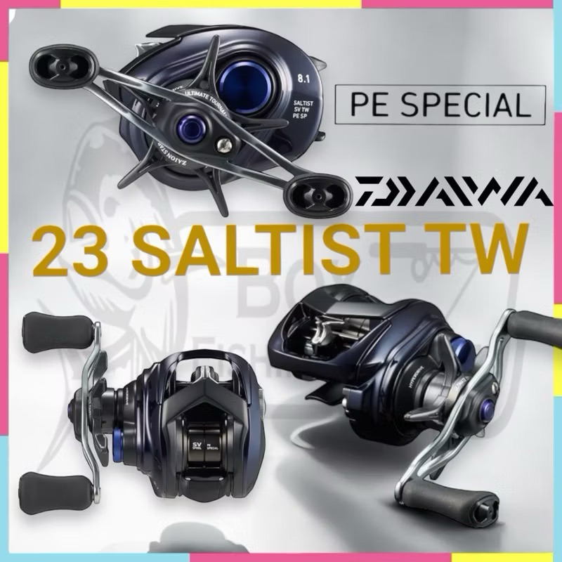 2023 DAIWA SALTIST TW PE SPECIAL 150XHL 8.1L BF TW BAITCASTING REEL FISHING REEL | Shopee Malaysia