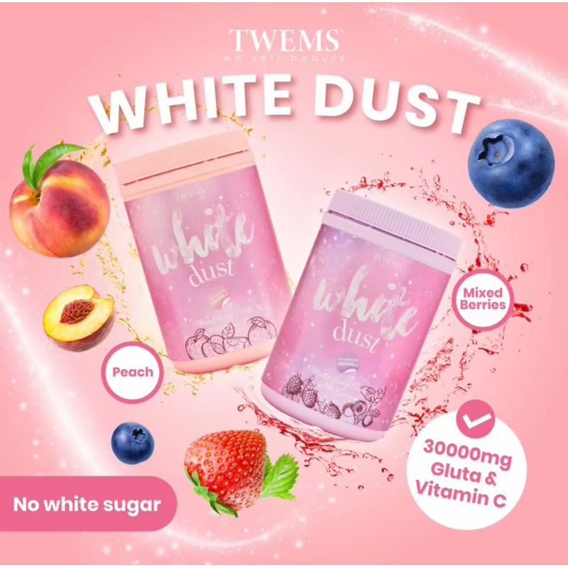 White Dust Skin Supplement Glutathione 30000mg by Twems (Reseller ...