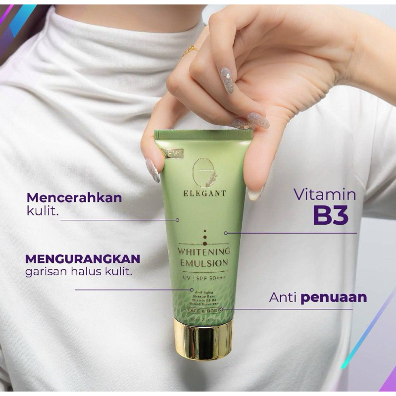 SUNSCREN ELEGANT | SPF50++ | 60ML | Shopee Malaysia