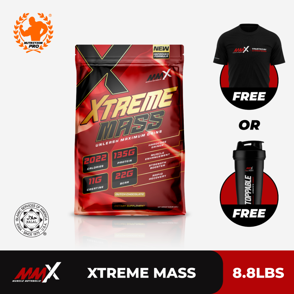 MMX EXTREME MASS GAINER - Bulking , Increase Weight , Increase recovery , Naikkan Otot , Naikkan ...