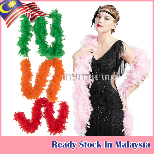 MYLITTLELASS 1920s Flapper Chandelle Feather Boa 20 Gatsby Marabou ...