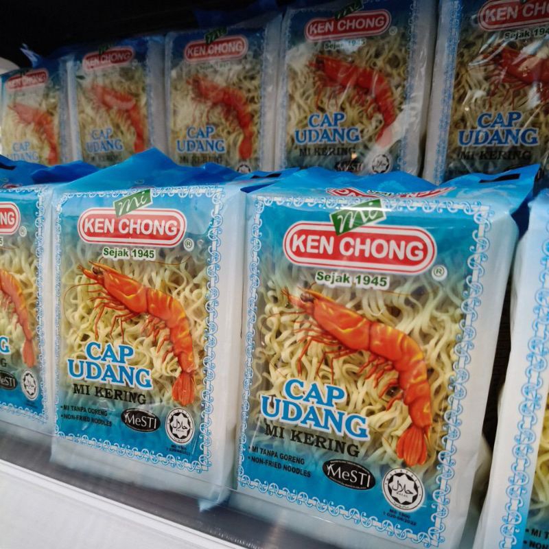 Ken Chong Cap Udang Biru Mi Kering 150g | Shopee Malaysia