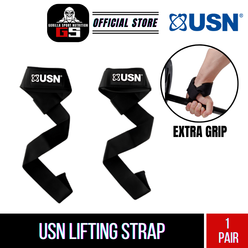 USN Weight Lifting Strap Gym Weights Palm Support Grip Hand Grip (1 ...