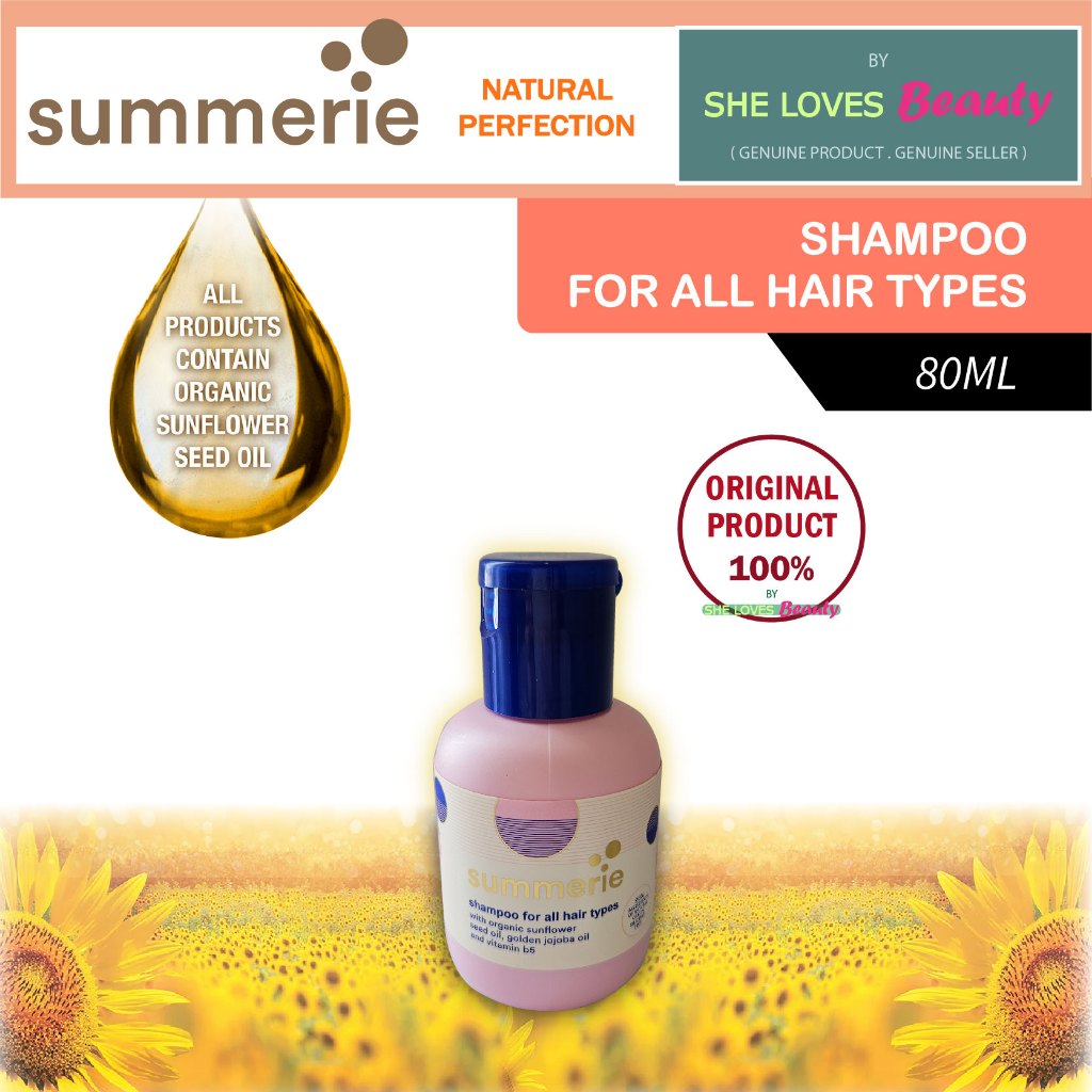 [SUMMERIE] Travel Pack Size All Hair Types Shampoo 80ml (Expiry - July ...
