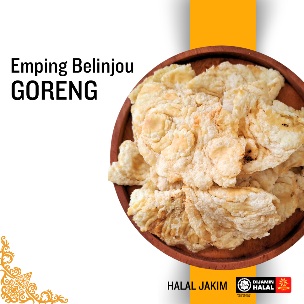 Kerepek Emping Belinjau / Belinjou / Melinjo GORENG [380g] [𝗦𝗮𝗹𝗹𝗲𝗵 𝗙𝗼𝗼𝗱 ...