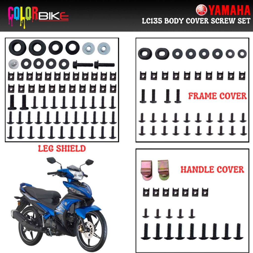 🔥OFFER🔥 YAMAHA LC135 / LC135 V2 / Y125Z / Y15ZR / Y15ZR V2 Body Cover ...