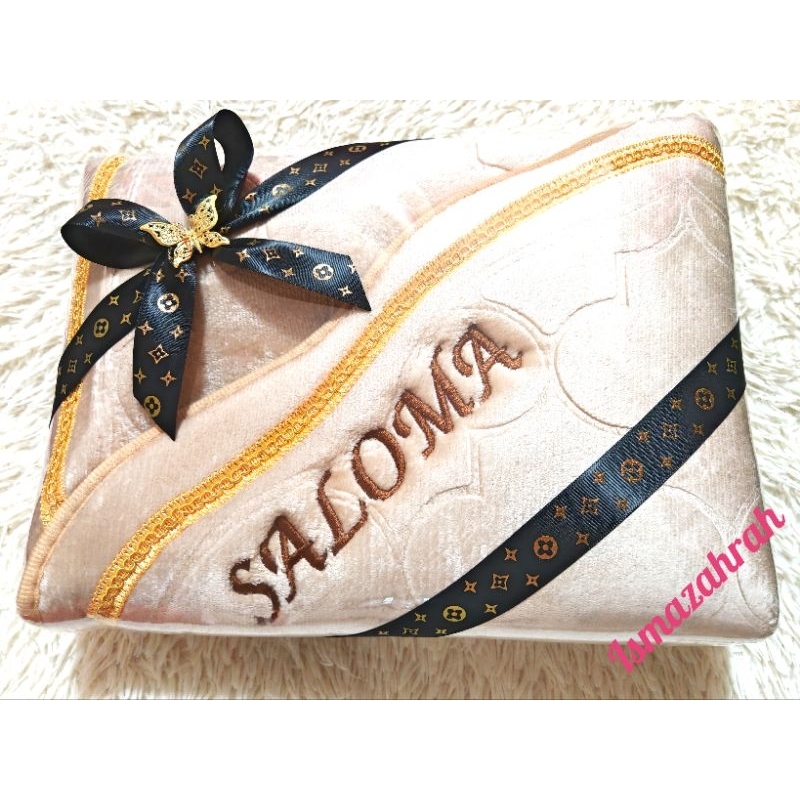 Sejadah Sulam Nama Sejadah Kubah Sejadah Hantaran Hadiah Kahwin Hadiah ...