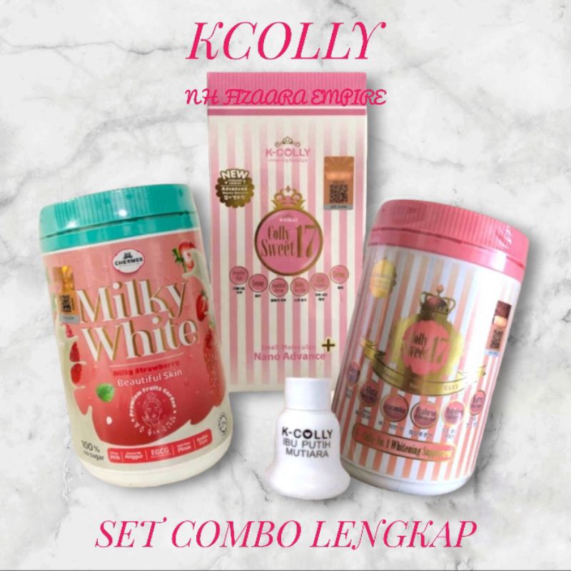 SET TRIO KCOLLY LEGEND + MILKY WHITE BIG + KCOLLY ADVANCE 20SACHET ...