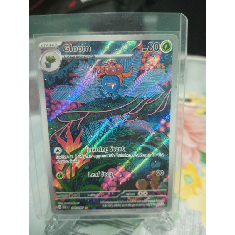 Pokemon TCG card Gloom Obsidian Flame | Shopee Malaysia