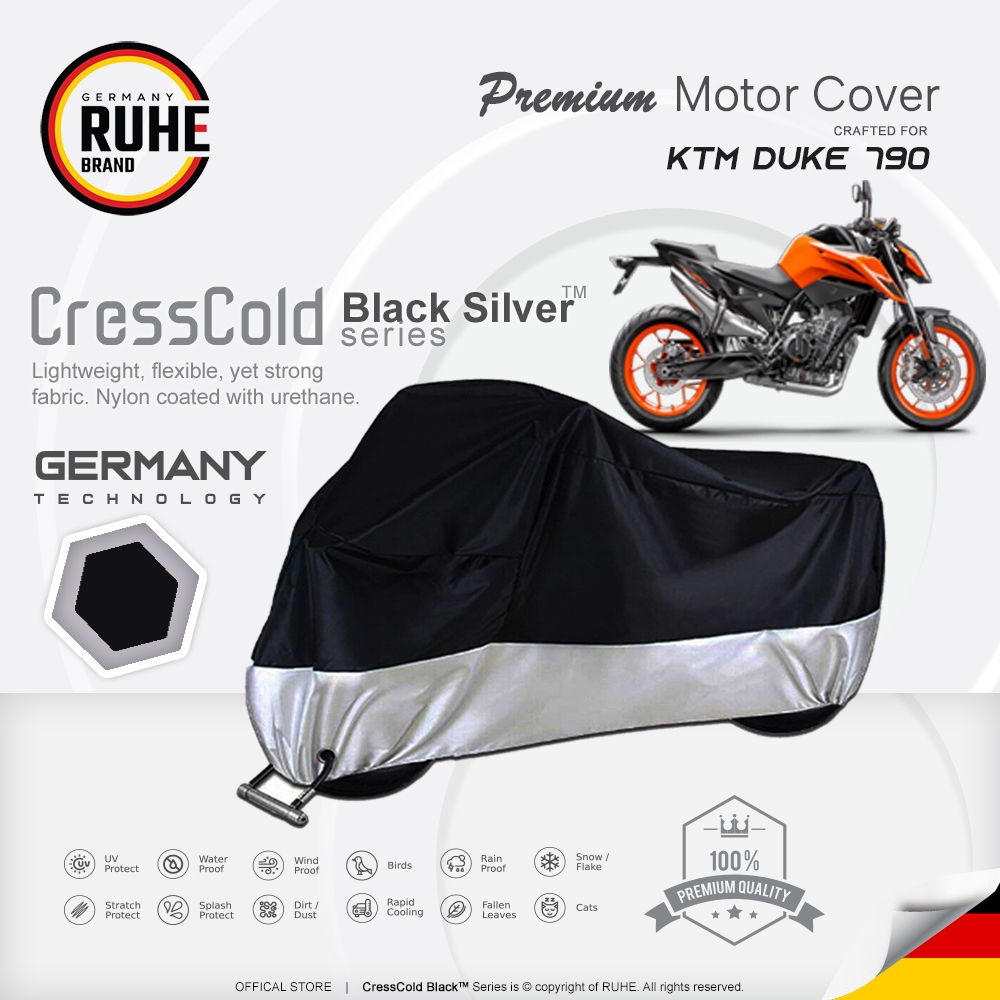 RUHE Motocycle Cover KTM DUKE 790 Waterproof 3 Layer Protective Cover ...