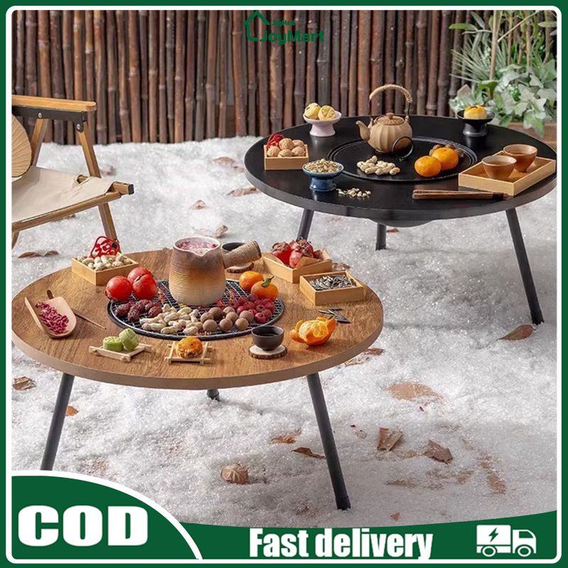 BBQ Grill Outdoor Meja Camping Lipat Camping Table Multifunctional ...