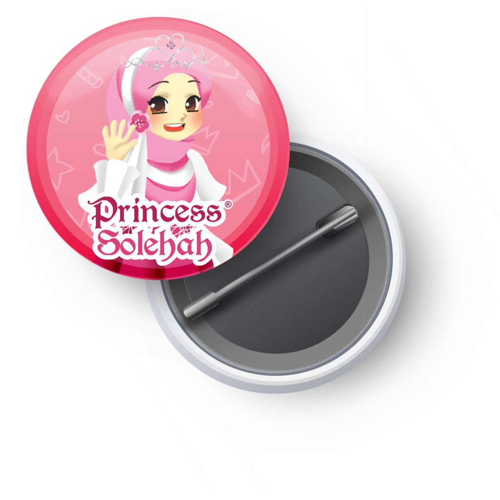 Prince Soleh and Princess Solehah Button Badge | Shopee Malaysia