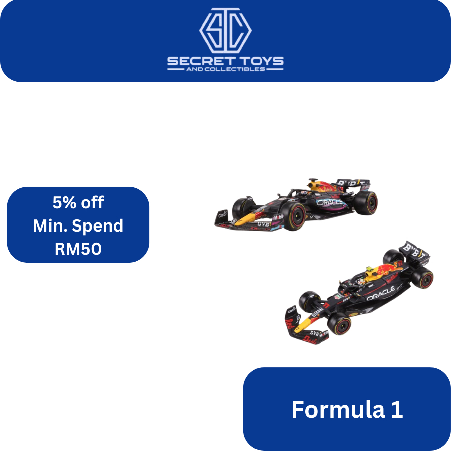 Bburago 1:43 Red Bull Racing RB16 Formula 1 Alloy Diecast Model with ...