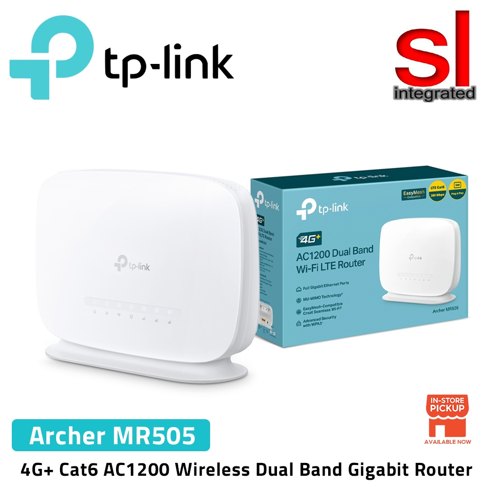 Tp-Link Archer MR505 4G+ Cat6 AC1200 Wireless Dual Band Gigabit Router ...