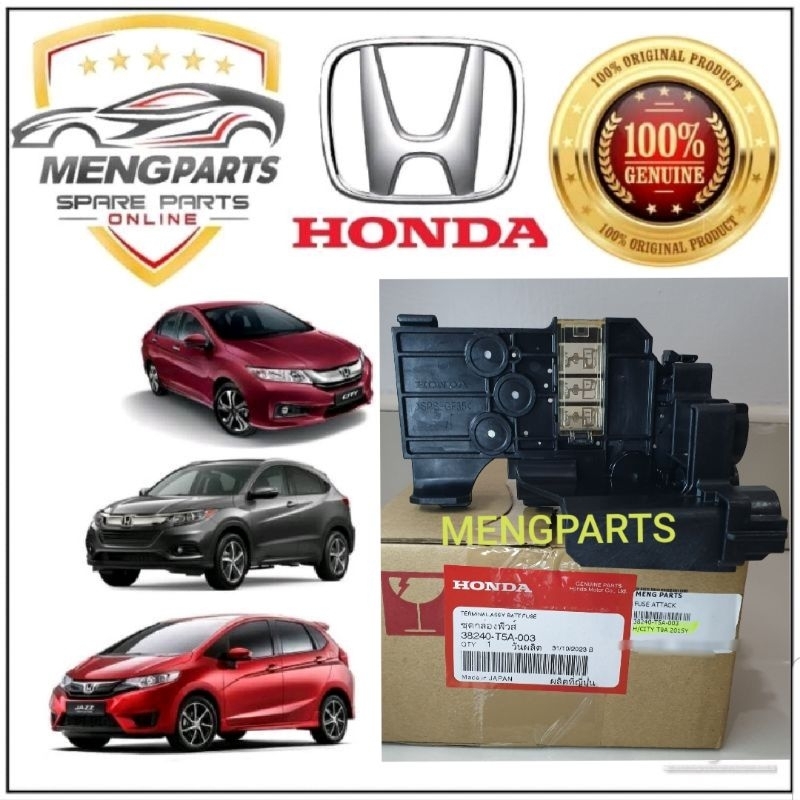 💯ORIGINAL HONDA CITY T9A GM6/JAZZ T5A GK5 /HRV T7A BATTERY MAIN FUSE ...