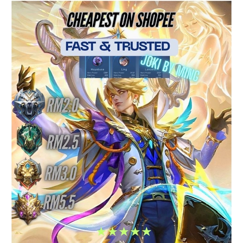Guaranteed Fast MLBB JOKI /MLBB BOOST Mobile Legends Trusted Boost PUSH ...