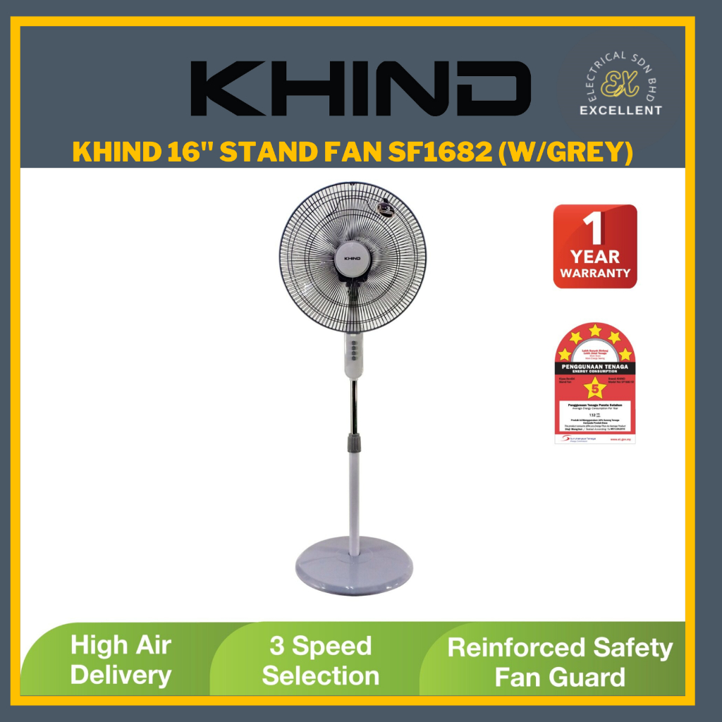 Khind 16" Special Edition Stand Fan SF1682SE OFFER | Shopee Malaysia