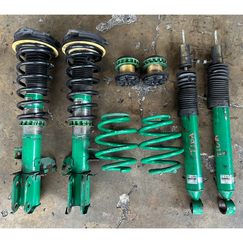 Nissan Latio Tiida C11 Tein Super Street Adjustable HiLow Hard Soft ...