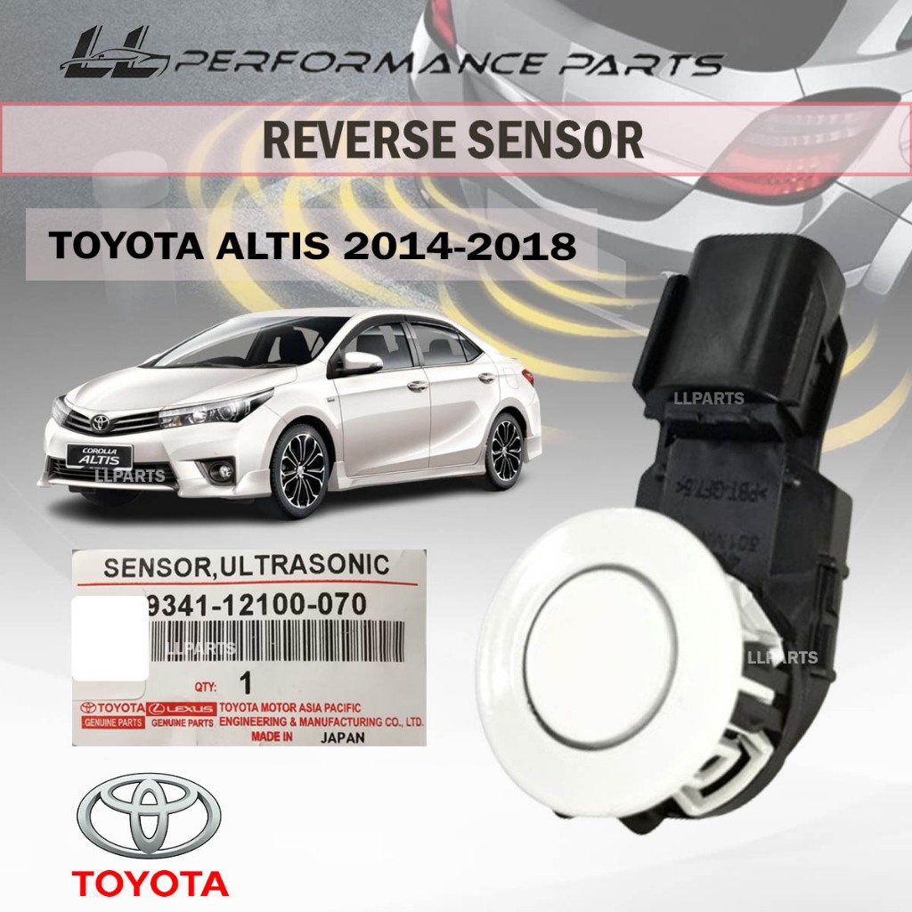 Original Toyota Corolla Altis 2014-2018 Reverse Sensor Parking Sensor ...