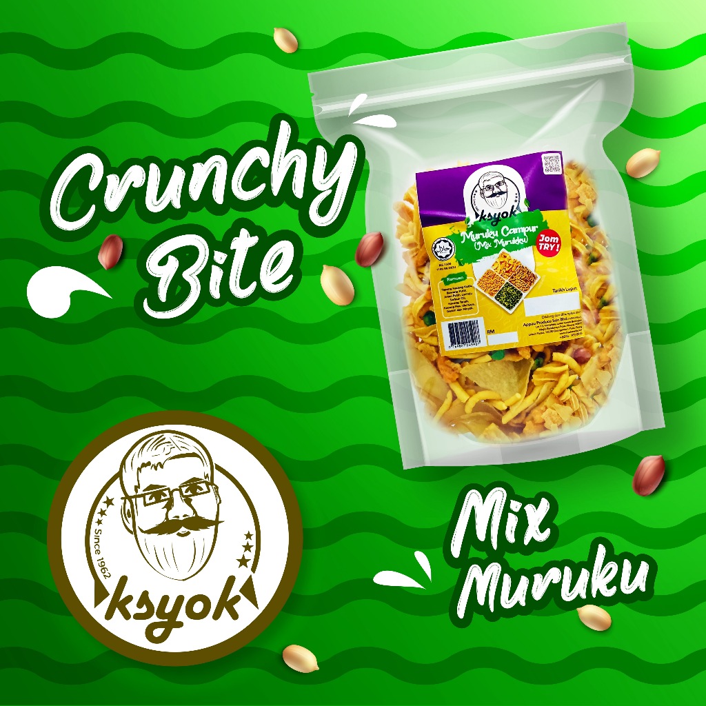 K'Syok Mix Murukku (ksyoksneks - Muruku Campuran) | Shopee Malaysia