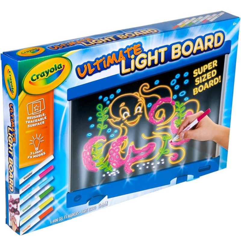 Crayola Ultimate Light Board Blue, Drawing Tablet, Toys & Gifts For ...