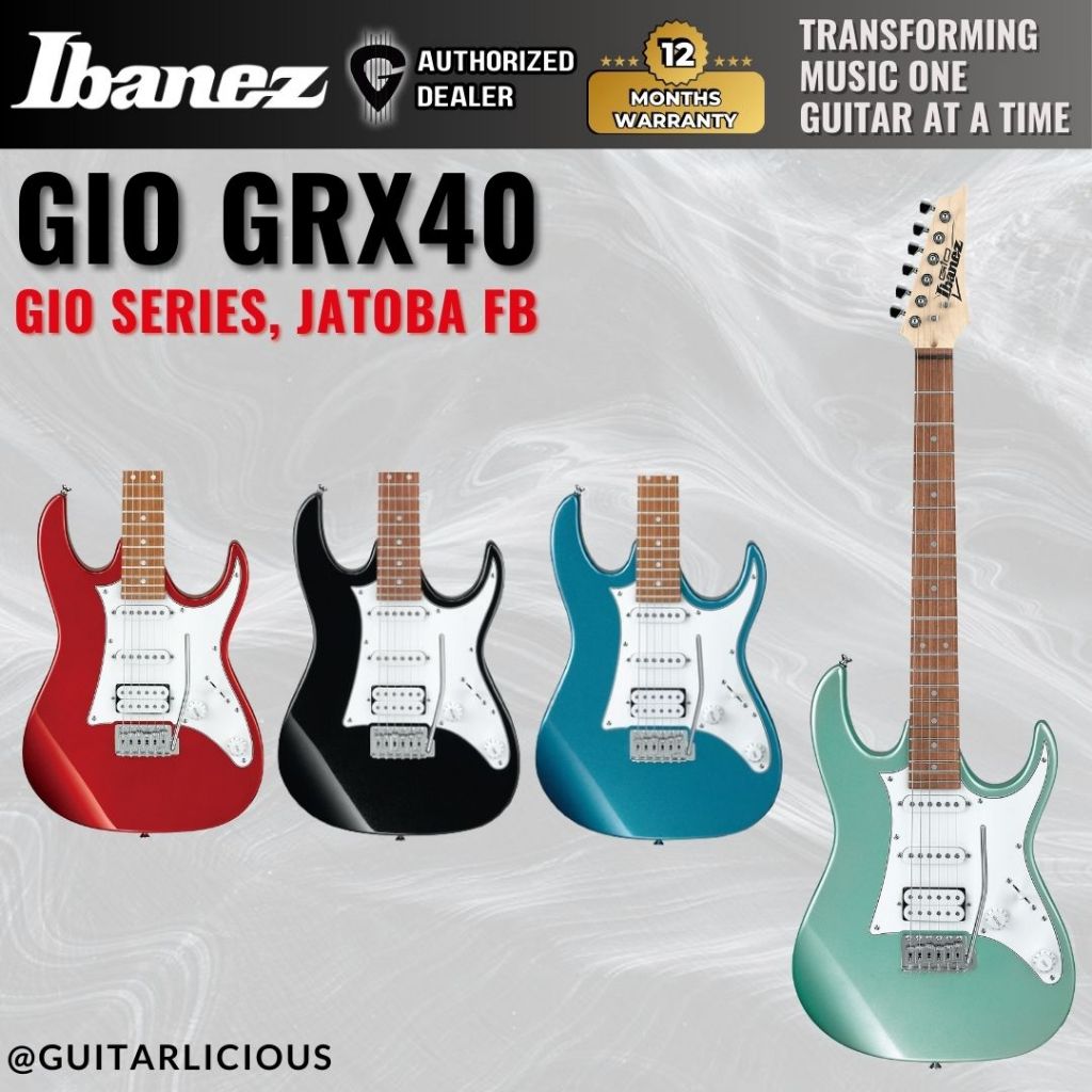 Ibanez GIO GRX40 HSS Electric Guitar ( GRX40-MGN GRX40-BKN GRX40-CA ...