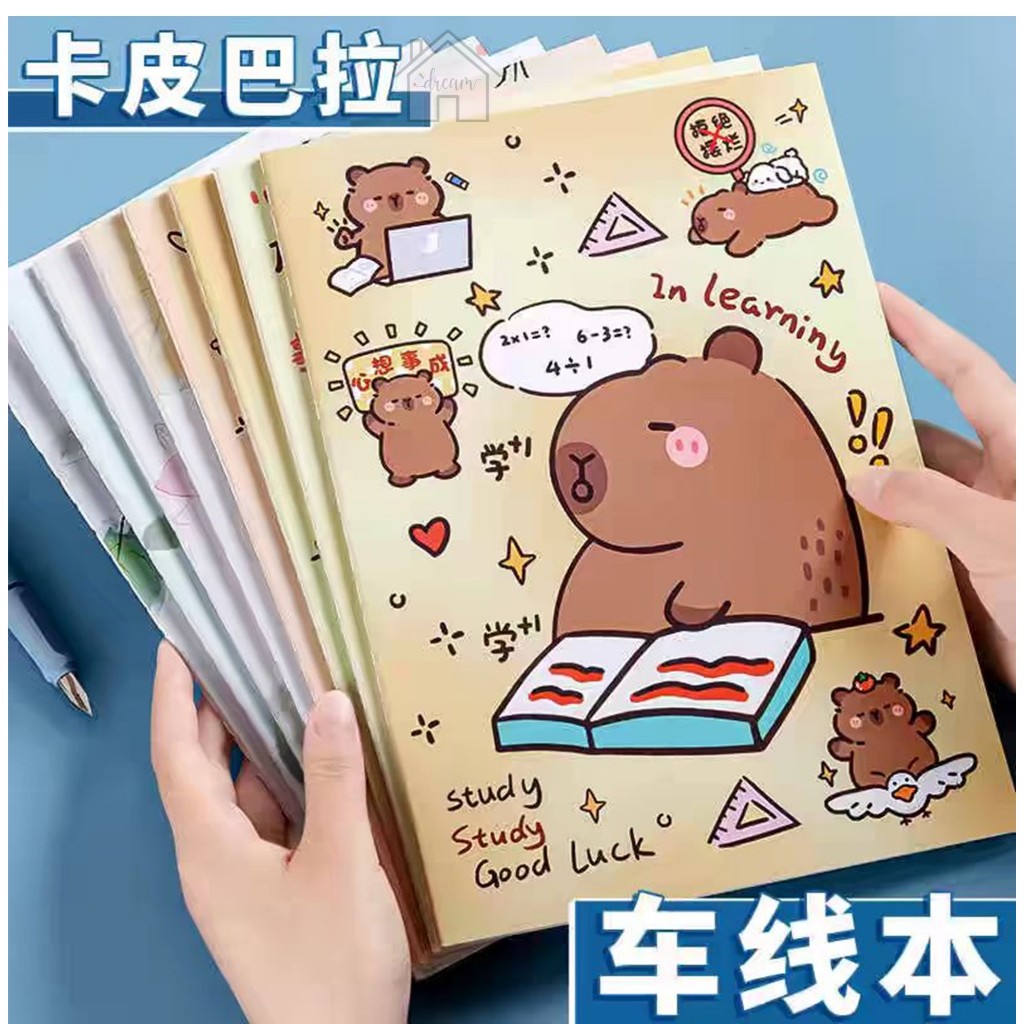 B5 A5 Horizontal Lines Sewing Daily Notebook Buku Tulis 学生车线本 笔记本 Shopee Malaysia
