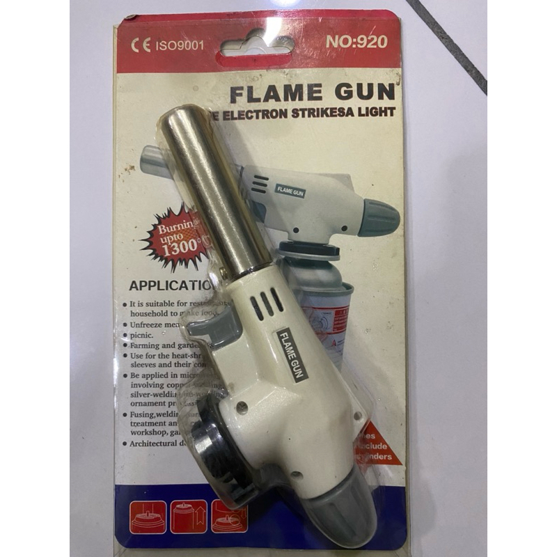 Gas Torch Flame Jet Gun Fire Torch Butane Welding Lighter BBQ Auto ...