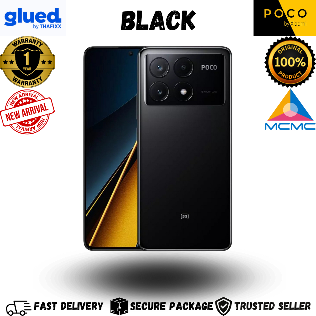 POCO X6 PRO 5G /120 Hz AMOLED DISPLAY/64 MP TRIPLE CAMERA WITH OIS/67W ...