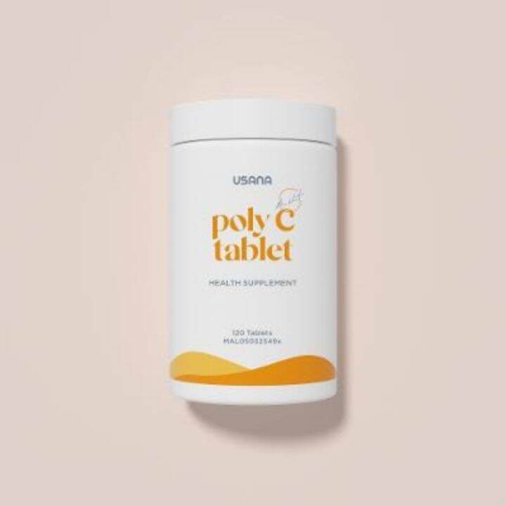 READY STOCK🔥 100% ORIGINAL USANA POLY C 120 TABLETS 🔥 EXP 07/2025 ...