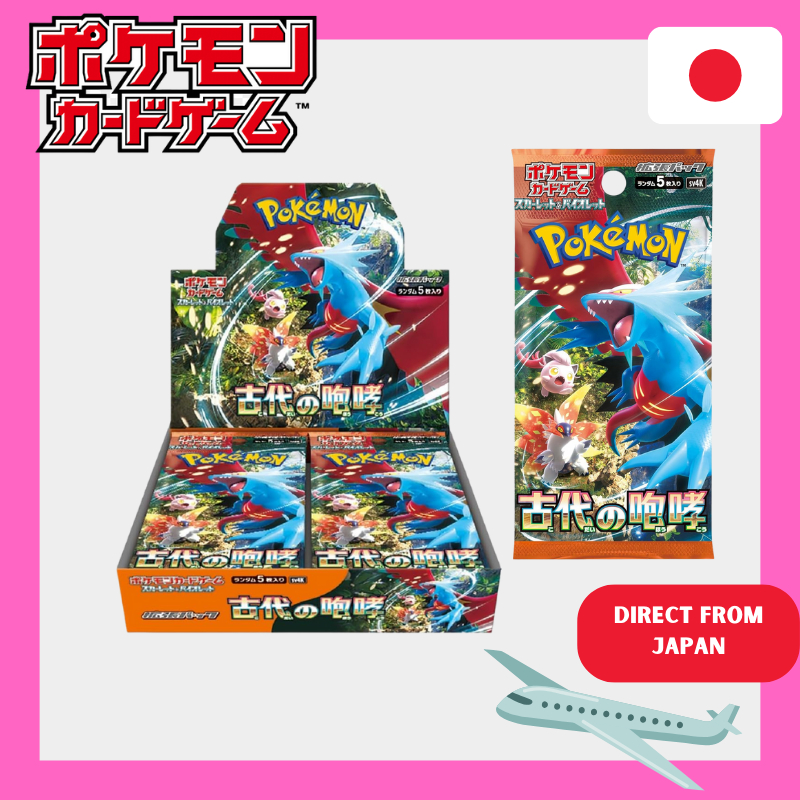 Pokemon Card Game Japanese TCG Ancient roar 1box with shrink wrapped | Shopee Malaysia