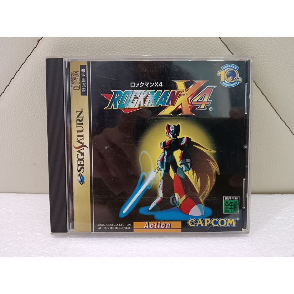 [USED] SS / SEGA SATURN ROCKMAN X4 / MEGA MAN X4 (JAPANESE VERSION) | Shopee Malaysia