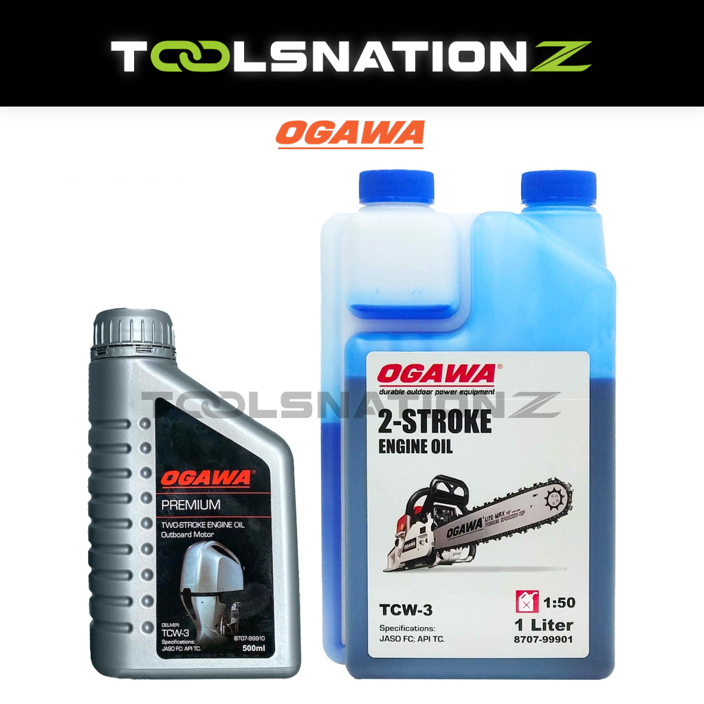 (1L) Ogawa 2T Outboard 2-Stroke Engine Oil Minyak 2-Lejang Mesin Rumput ...