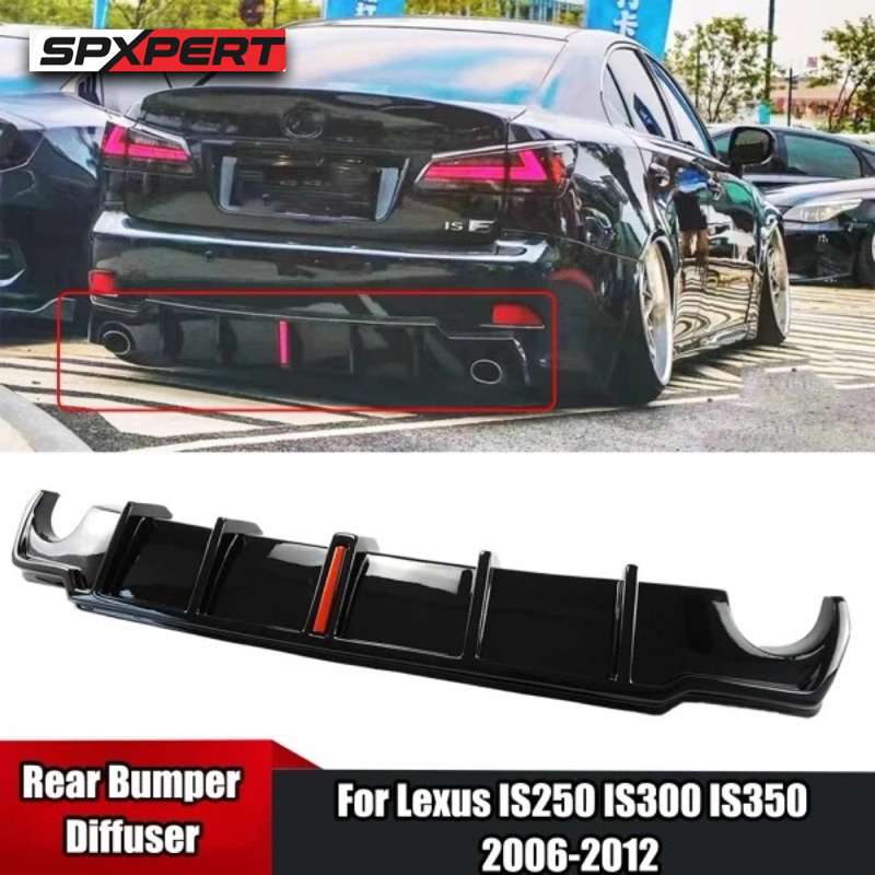 Lexus is250 rear diffuser with led | Shopee Malaysia