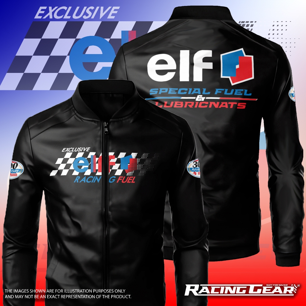 ELF EXCLUSIVE RACING JACKET. PU LEATHER | Shopee Malaysia