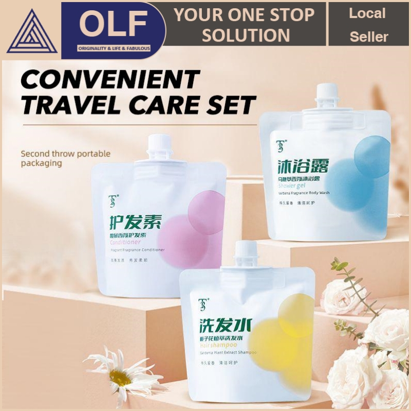 Travel Packing Bag Shower Gel Shampoo Conditioner Travel Sample ...
