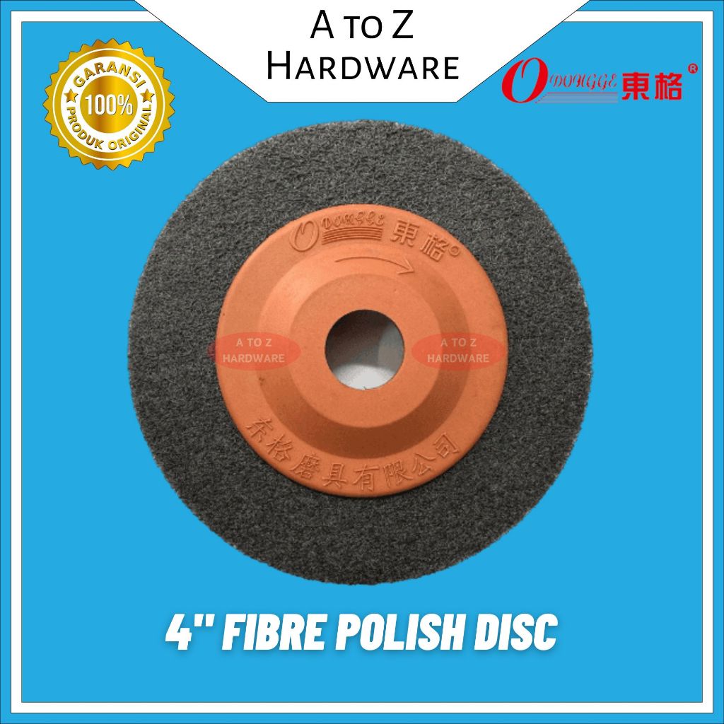 Fiber Polish Disc (Grey) 100mm x 12mm [AtoZ] | Shopee Malaysia