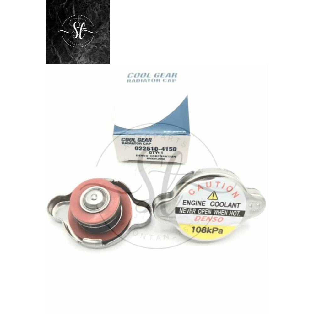 DENSO Cool Gear Radiator cap R148 (1.1) (RED) (022510-4150) | Shopee ...