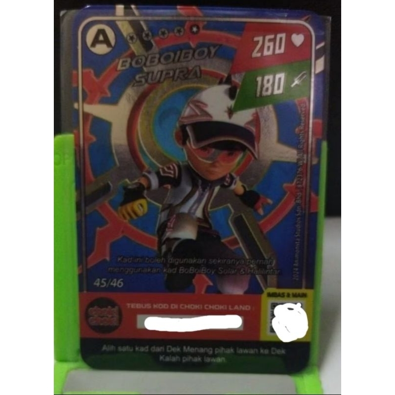 card BoBoiBoy supra monsta galaxy card BoBoiBoy card boboiboy | Shopee ...