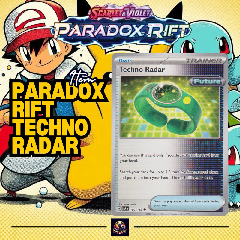 Pokemon TCG Techno Radar 180/182 Paradox Rift | Shopee Malaysia